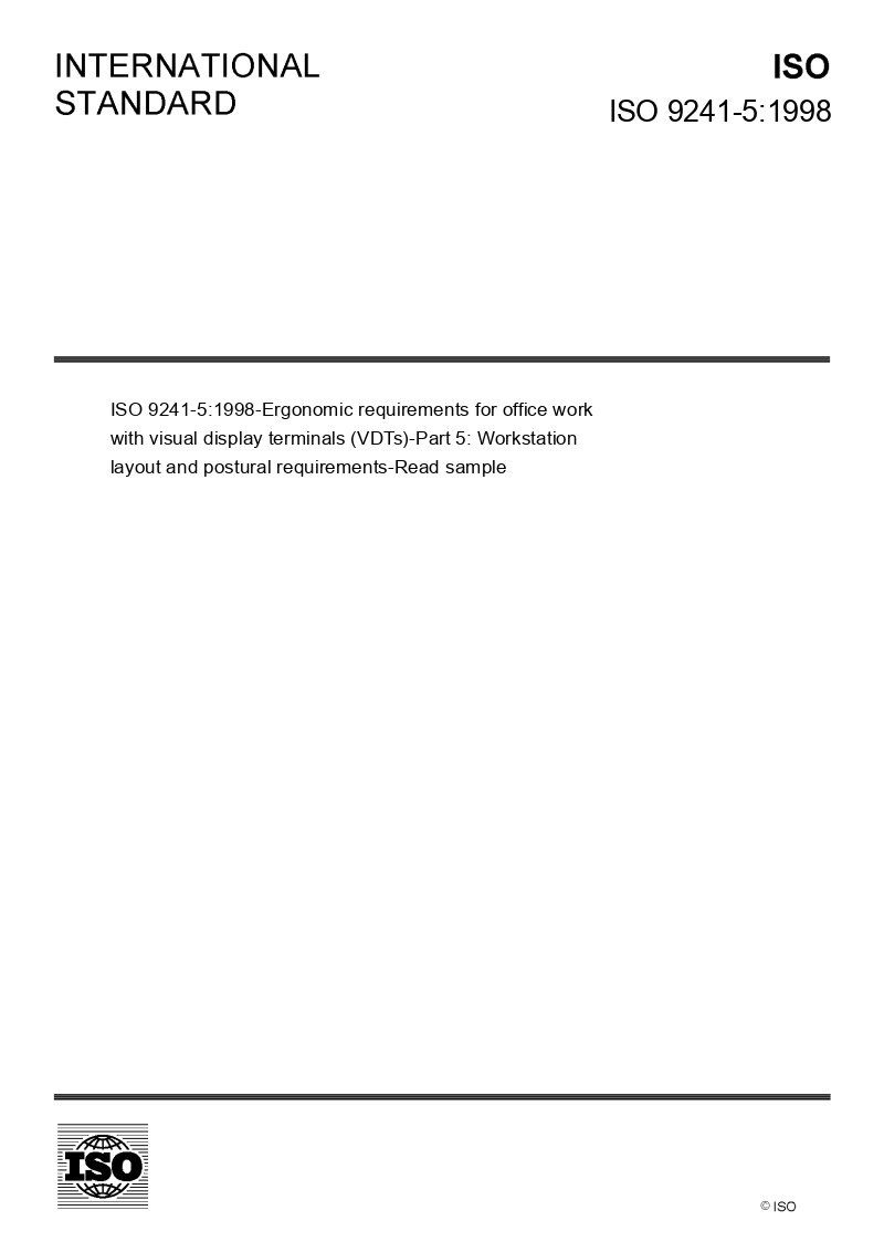 ISO 9241-5:1998
