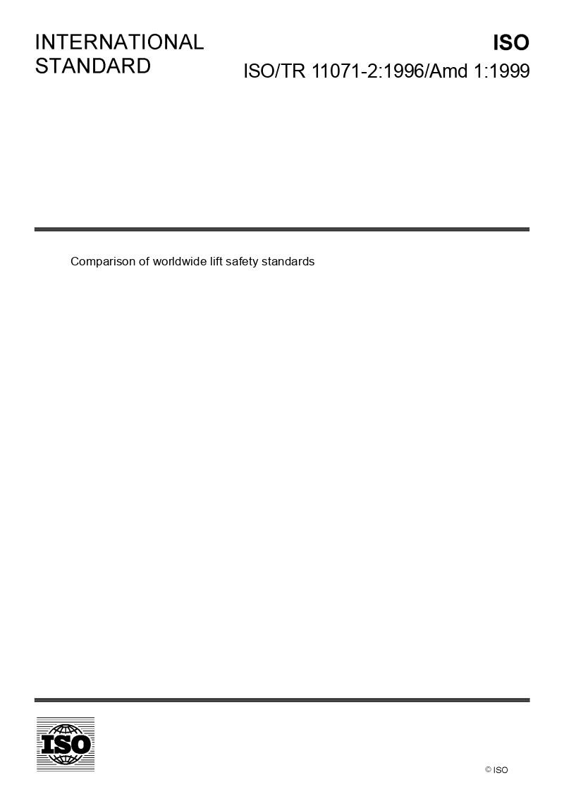 ISO/TR 11071-2:1996/Amd 1:1999