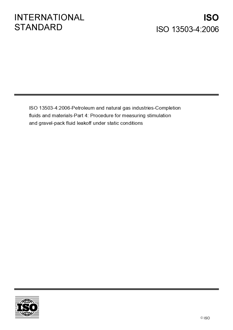 ISO 13503-4:2006
