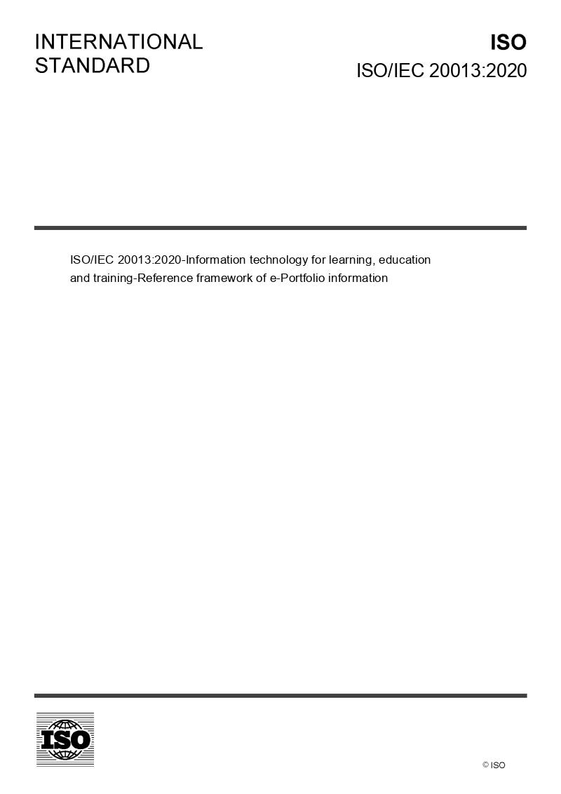 ISO/IEC 20013:2020