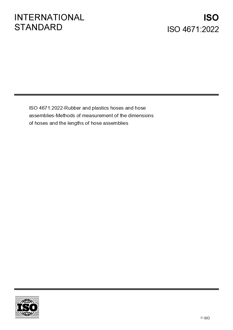 ISO 4671:2022