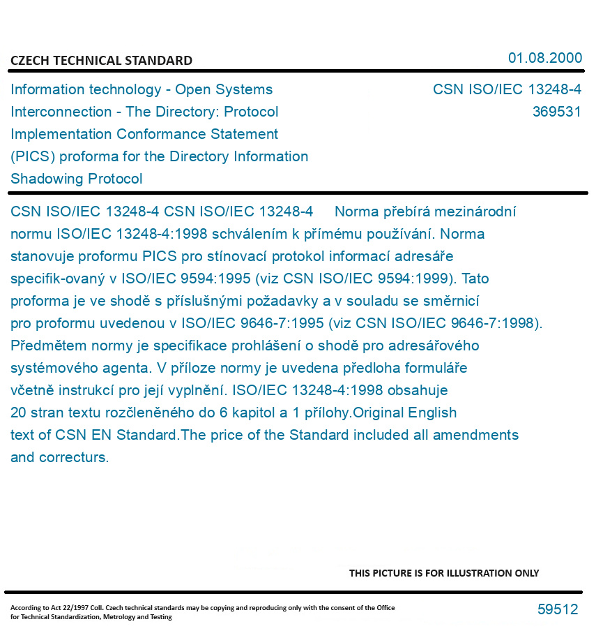 CSN ISO/IEC 13248-4 - Information technology - Open Systems ...