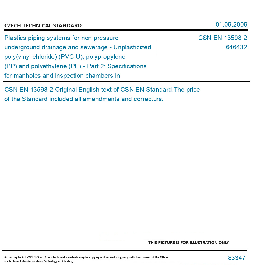 CSN EN 13598-2 - Plastics piping systems for non-pressure underground drainage and sewerage ...