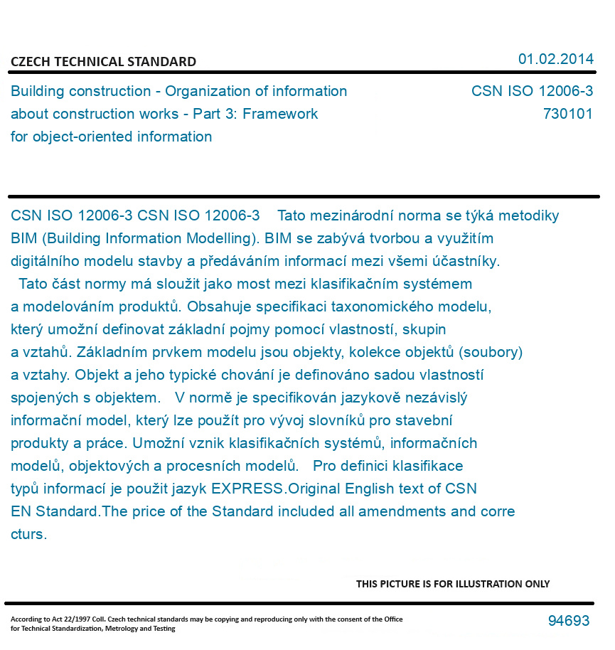 CSN ISO 12006-3 - Building construction - Organization of information ...