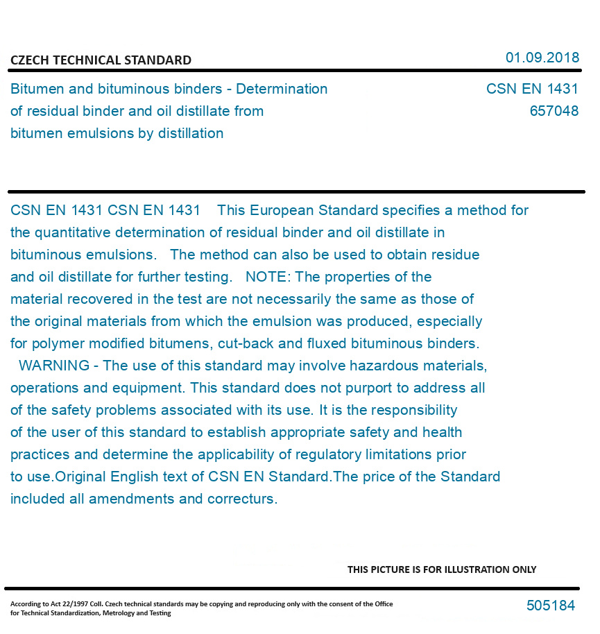 CSN EN 1431 - Bitumen and bituminous binders - Determination of ...