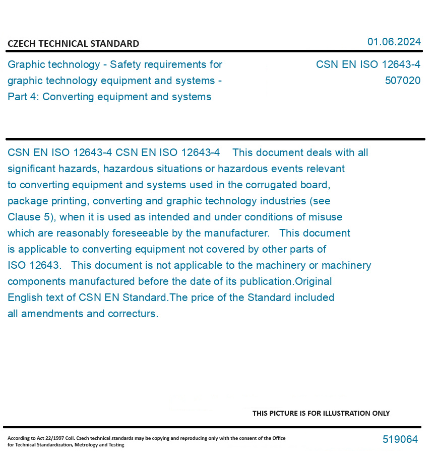 CSN EN ISO 12643-4 - Graphic technology - Safety requirements for ...