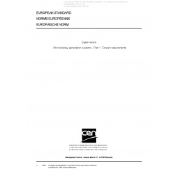 EN IEC 61400-1 ed. 3 - European Standards