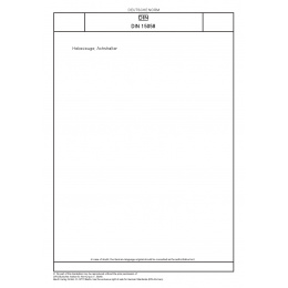 DIN 15058 - European Standards