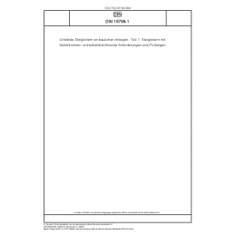 DIN 18799-1 - European Standards