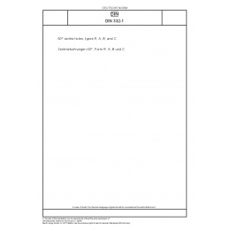 DIN 332-1 - European Standards