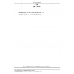 DIN 4102-16 - European Standards