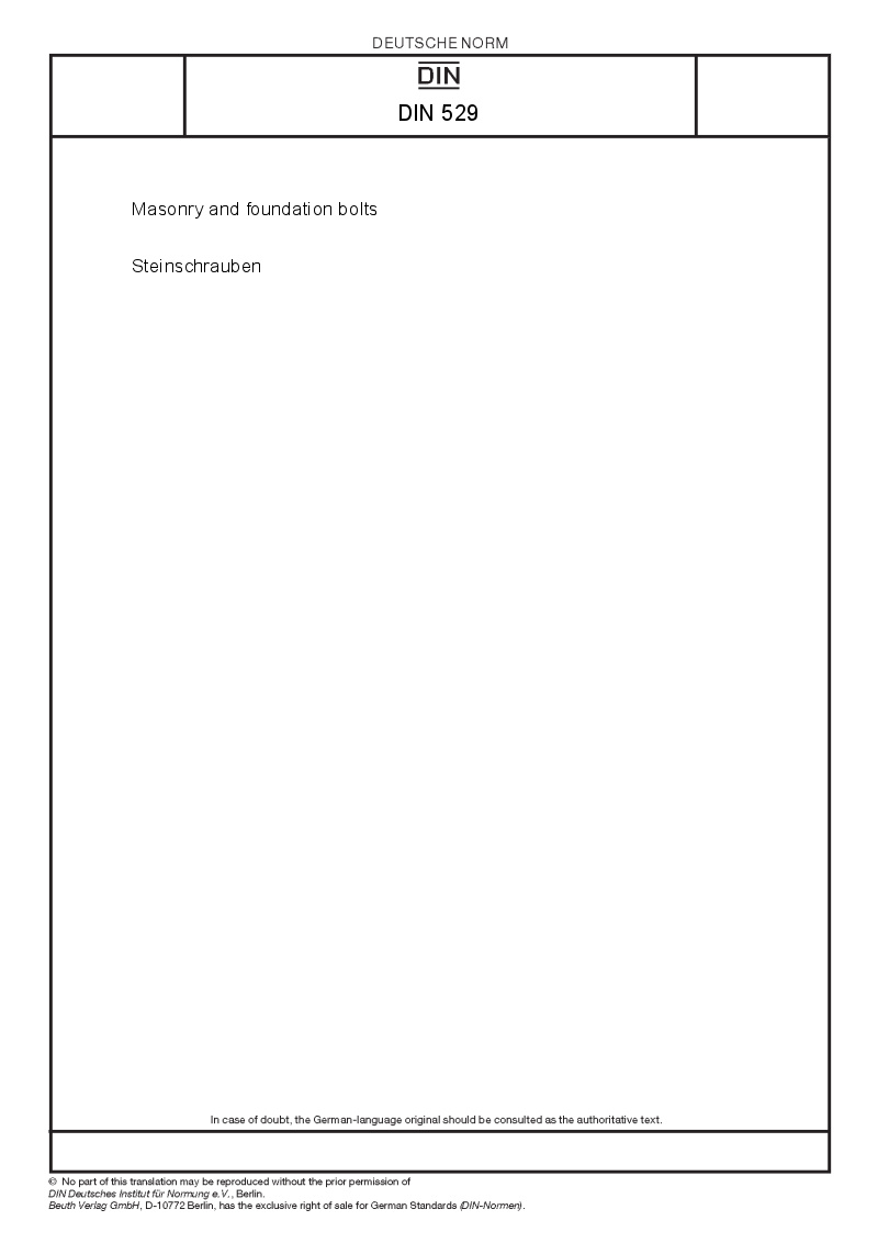 DIN 529 - European Standards