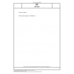 DIN 5481 - European Standards