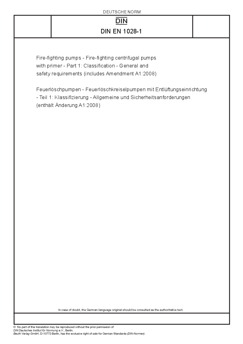 DIN EN 1028-1 - European Standards