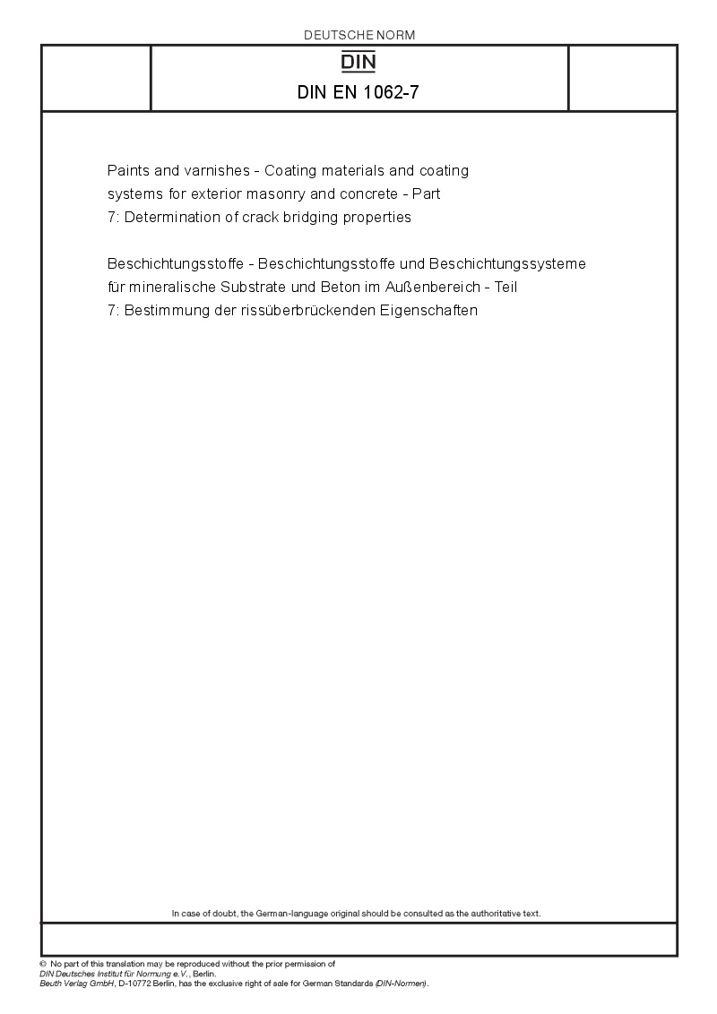 DIN EN 1062-7 - European Standards