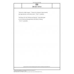 DIN EN 1074-6 - European Standards