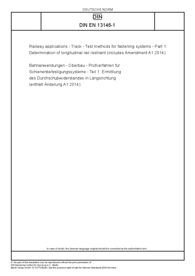 DIN EN 13146-1 - European Standards