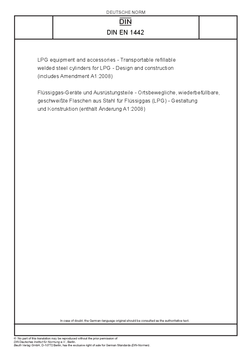 DIN EN 1442 - European Standards