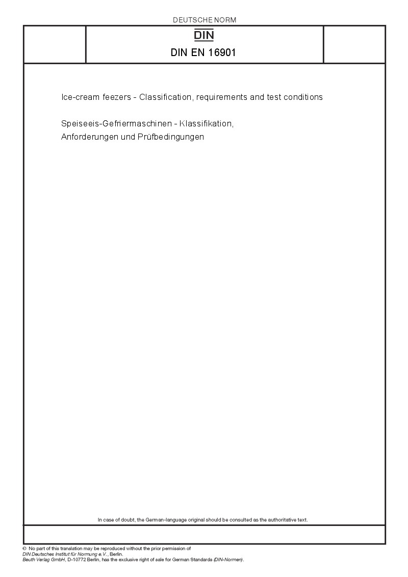 DIN EN 16901 - European Standards