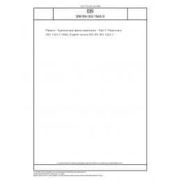 DIN EN ISO 1043-3 - European Standards