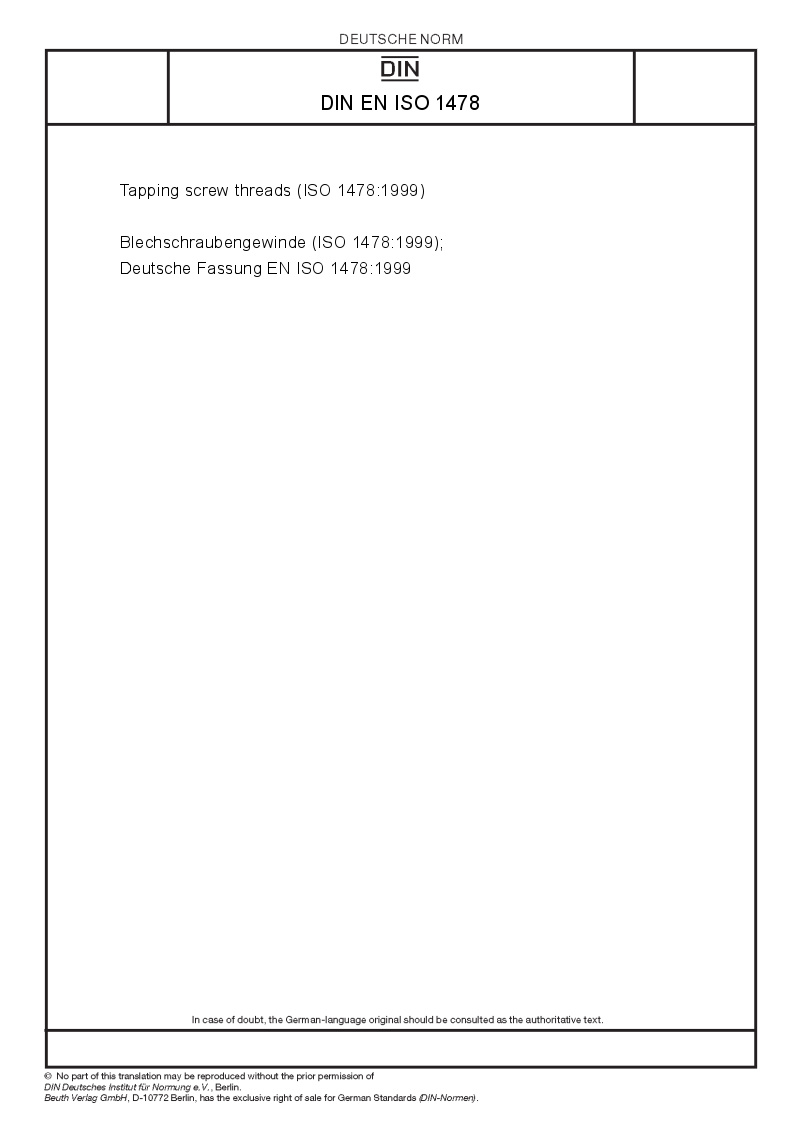 DIN EN ISO 1478 - European Standards