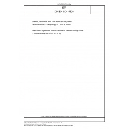 DIN EN ISO 15528 - European Standards