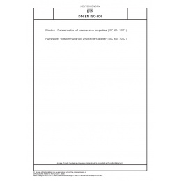 DIN EN ISO 604 - European Standards