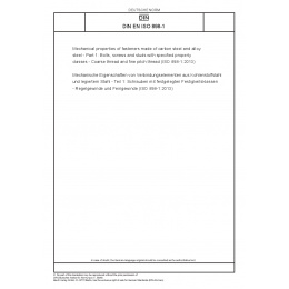 DIN EN ISO 898-1 - European Standards