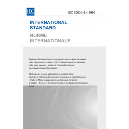 IEC 60835-2-4:1993