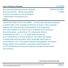 CSN EN ISO 20504 - Fine ceramics (advanced ceramics, advanced technical ...