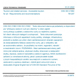CSN ISO 21902 - Tourism and related services - Accessible tourism for ...