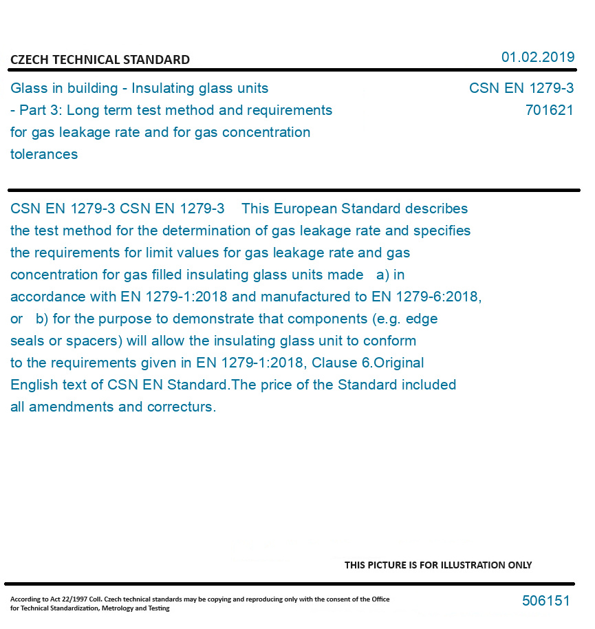 CSN EN 1279-3 - Glass in building - Insulating glass units - Part 3 ...