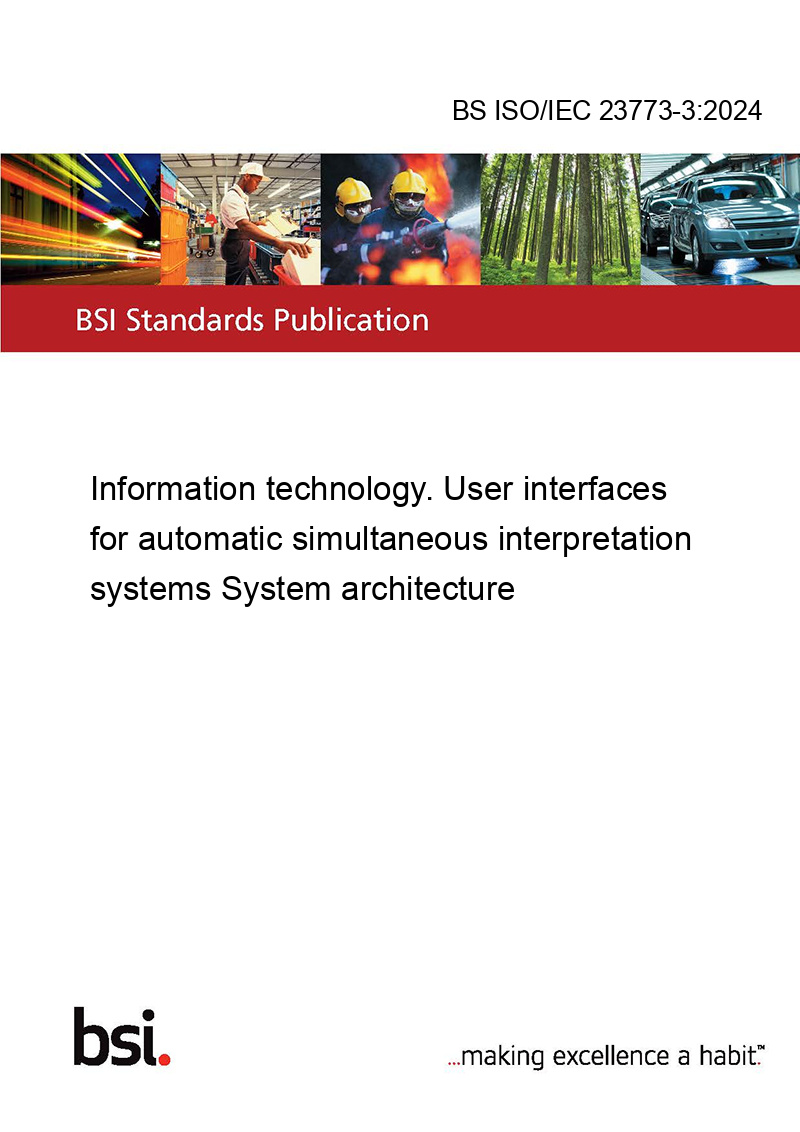 BS ISO/IEC 23773-3:2024 Information technology. User interfaces for ...