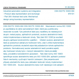 CSN ISO/TS 10303-304 - Industrial automation systems and integration ...