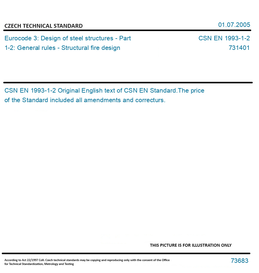 CSN EN 1993-1-2 - Eurocode 3: Design of steel structures - Part 1-2 ...