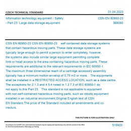 CSN EN 60950-23 - Information technology equipment - Safety - Part 23 ...