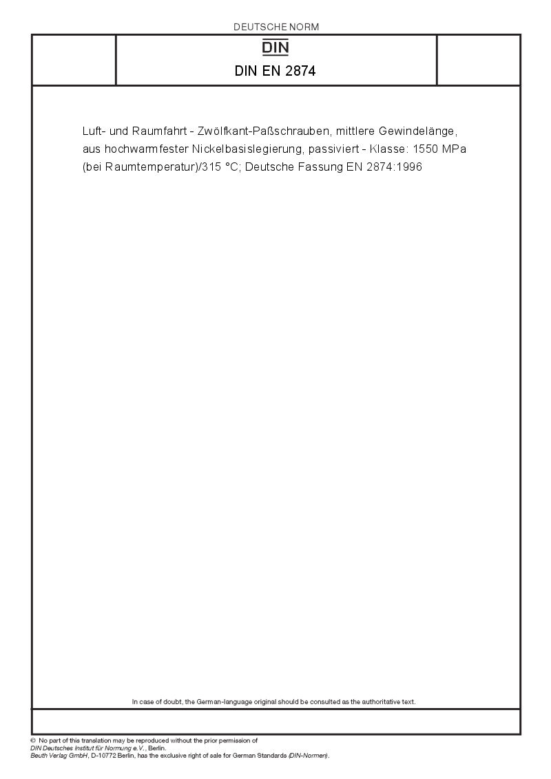 DIN EN 2874