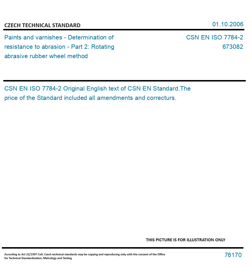 CSN EN ISO 7784-2 - Paints and varnishes - Determination of resistance ...