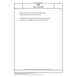 DIN EN ISO 8676 - European Standards