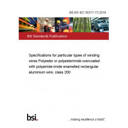 BS EN IEC 60317-73:2018 Specifications for particular types of winding ...