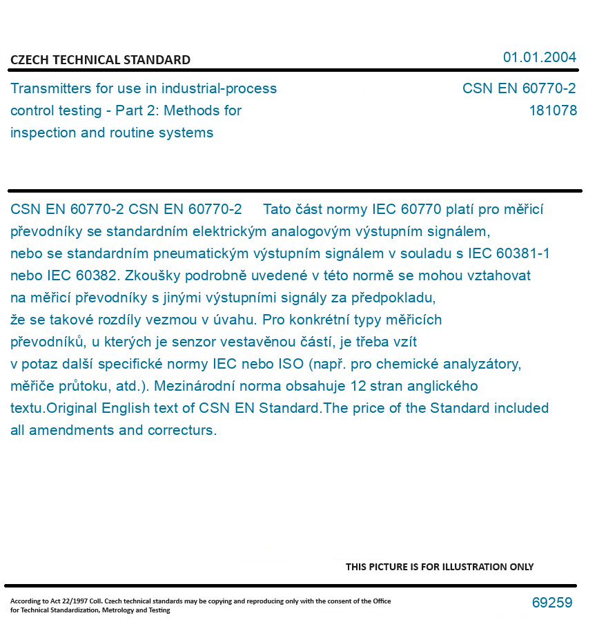 CSN EN 60770-2 - Transmitters for use in industrial-process control ...