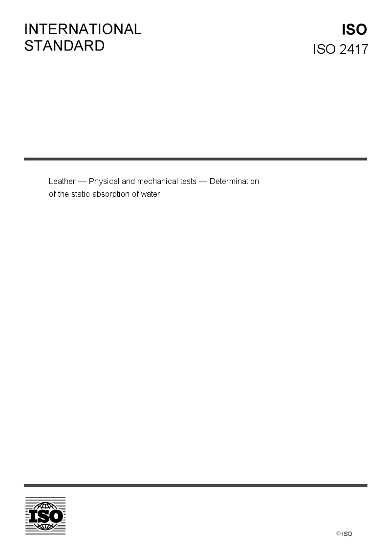 ISO 2417:2016 | IULTCS/IUP 7