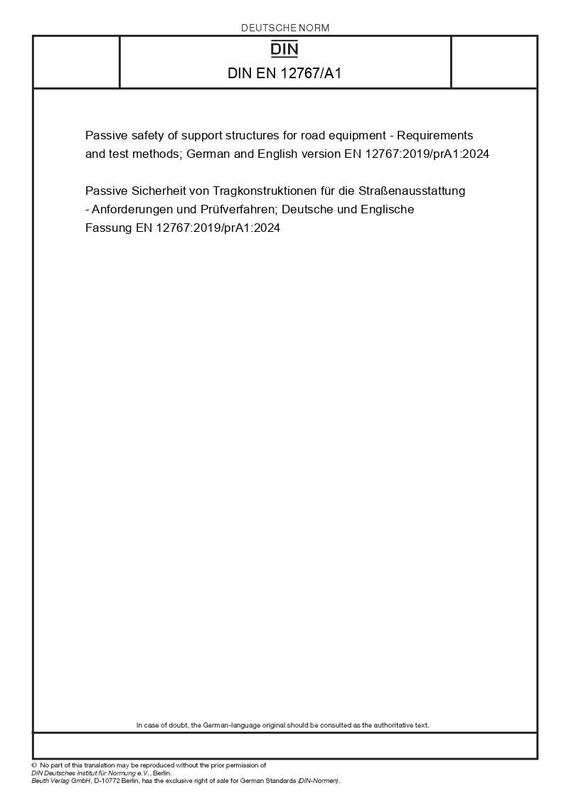 DIN EN 12767/A1