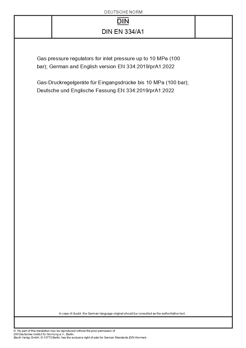 DIN EN 334/A1