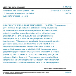 CSN P CEN/TS 12101-11 - Smoke and heat control systems - Part 11 ...