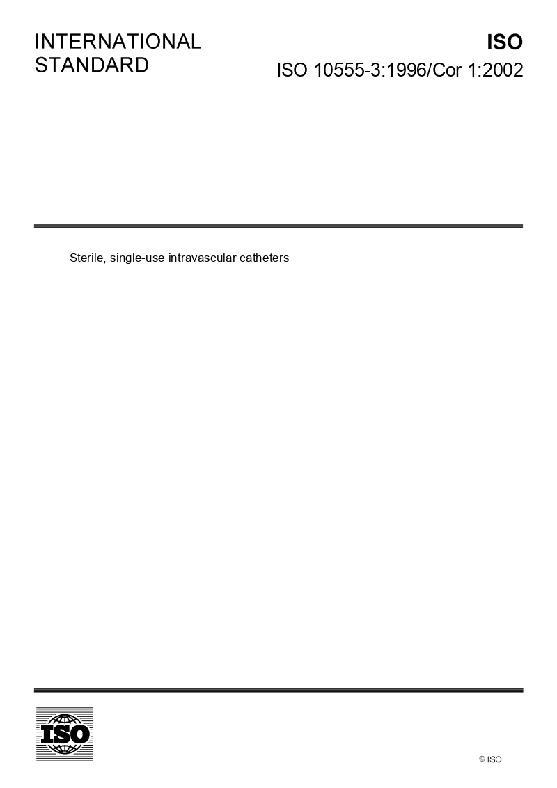 ISO 10555-3:1996/Cor 1:2002