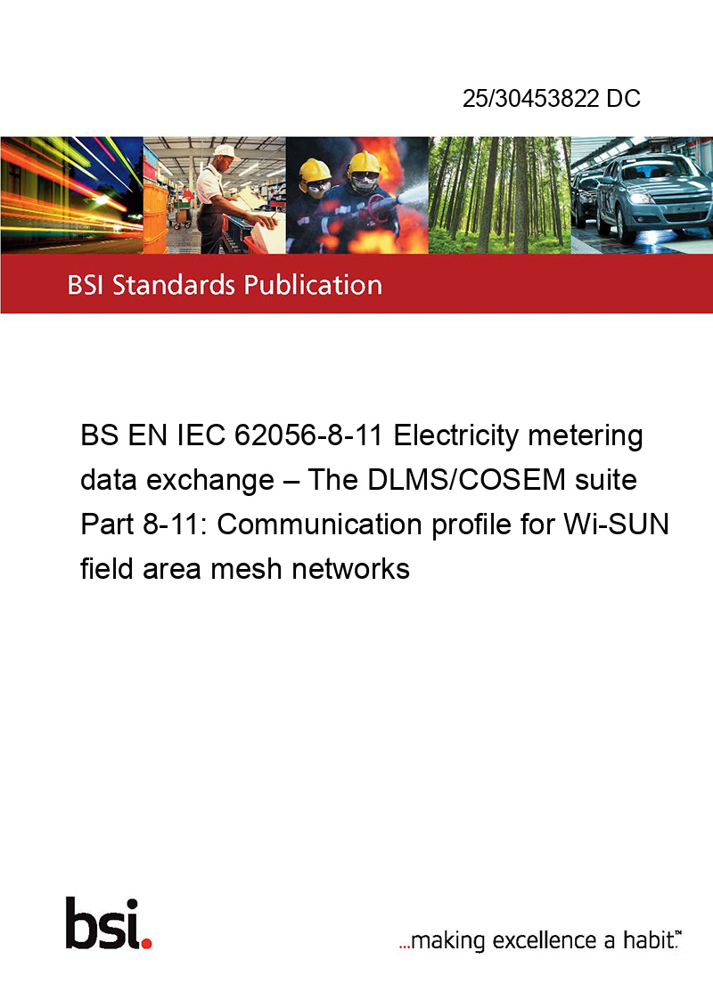 25/30453822 DC BS EN IEC 62056-8-11 Electricity metering data exchange ...