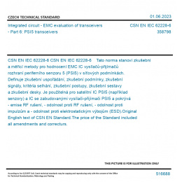 CSN EN IEC 62228-6 - Integrated circuit - EMC evaluation of ...