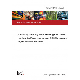 BS EN 62056-47:2007 Electricity metering. Data exchange for meter ...