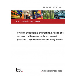 BS ISO/IEC 25010:2011 Systems and software engineering. Systems and ...